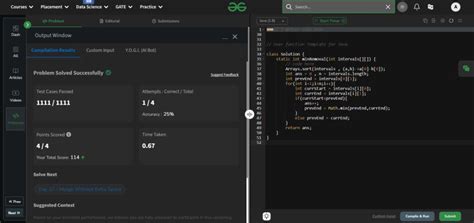 160dayseries Nonoverlappingintervals Dsa Codingchallenge Java Gfg160 Ayush Kumar