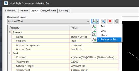 Solved Labels With Alignment Stationoffsetdescription Autodesk Community