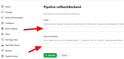 pipeline rollback centralizado telefónica dirección de transformación ti