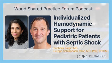 Individualized Hemodynamic Support For Pediatric Patients With Septic