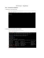 CISC 525 Lab 1 Docx CISC 525 Lab 1 Map Reduce Task 1 Introduction To MapReduce 1