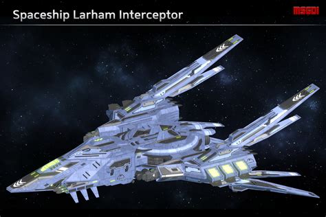Spaceship Larham Interceptor 3d 宇宙船 Unity Asset Store