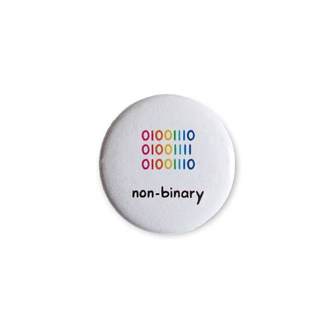 Binary Code Button Badges Woman In Tech NonBinary Kiss Nerd Etsy