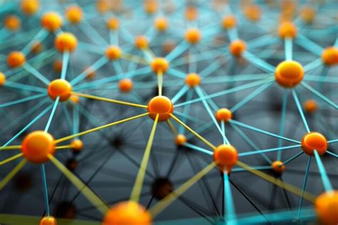 Network Diagram Of Interconnected Hubs And Spokes Ai Generated