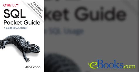 sql pocket guide 4th ed by alice zhao ebook