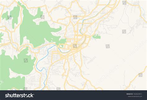 Printable Street Map Brusque Brazil Map Stock Vector Royalty Free 1563029911 Shutterstock