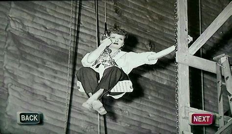 Lucille Ball Bts In The Episode Bon Voyage Where She Gets Lowered Down Lucille Ball Bts In The Episode Bon Voyage Where She Gets Lowered Down