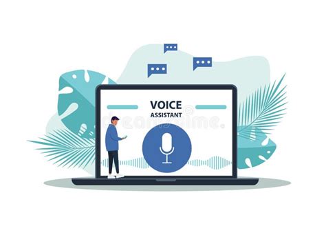 Ai Voice Assistant Speech Driven Modern User Interface Business Networks Concept Design Stock