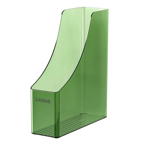 Desktop Transparent File Rack Storage Box Book Desk Shelving Bookshelf Bookstand Office Desk