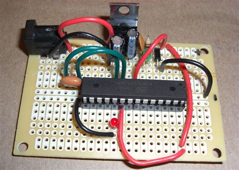 Protoboard Arduino An Arduino Built With A Atmel Atmega Flickr