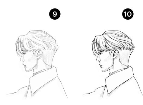 HOW TO DRAW A MAN S FACE STEP BY STEP GUIDES OF DRAWING PORTRAIT FROM THE FRONT SIDE AND A 3