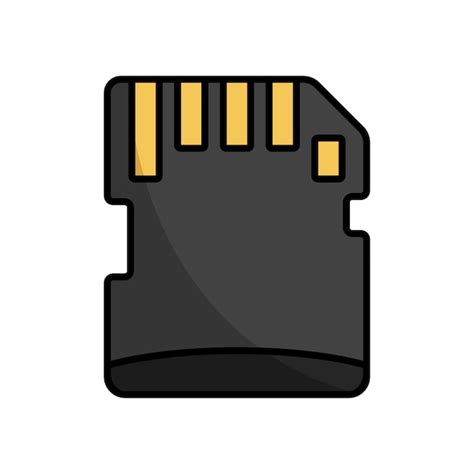 Premium Vector Memory Card Icon Vector Design Template In White Background