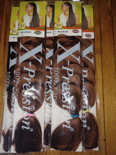 X Pression Xpression Kanekalon 82 Ultra Braiding Hair 10 Packs Color