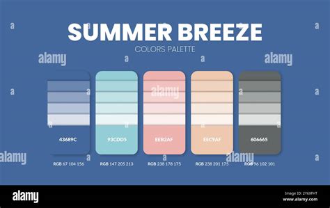Color Palette Guide In Preppy Shades Colour Theme Collections Color