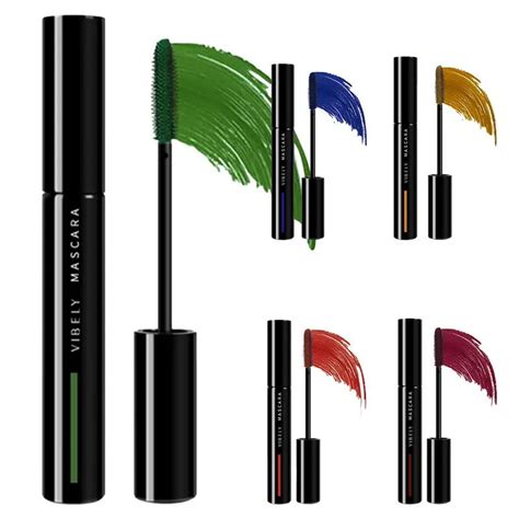 Цветная тушь для ресниц 1 шт завивка удлинение ресниц водонепроницаемая синяя тушь для