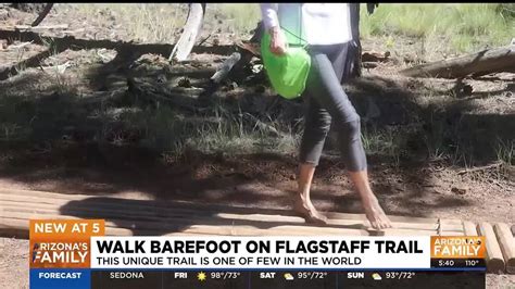 Flagstaff Hiking Trails Were Designed To Walk Barefoot Youtube