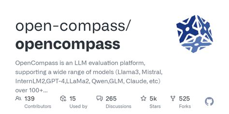 GitHub Open Compass Opencompass OpenCompass Is An LLM Evaluation Platform Supporting A Wide