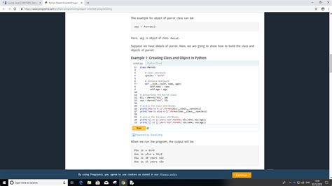 Class Creating And Classifying In Python