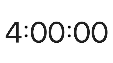 4 Hour Timer Youtube