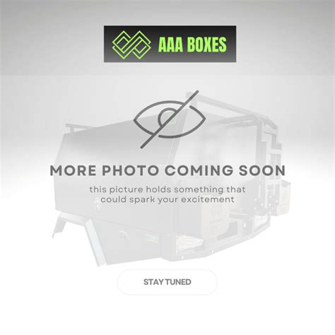 Aaa Boxes Single Cab Chassis Mount Canopy