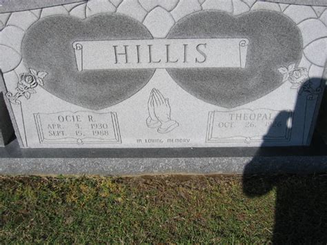 Ocie Robert Hillis 1930 1988 Find A Grave Memorial