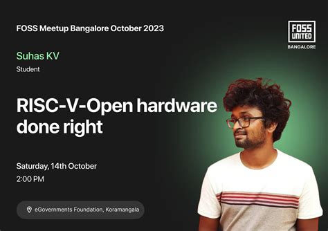 Foss Meetup Bangalore October 2023 Bangalore Foss United