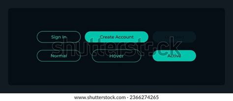 Creating Account Ui Elements Kit Signing Stock Vector Royalty Free 2366274265 Shutterstock