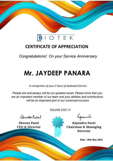 Jaydeep Panara On Linkedin “im Glad To Share My 2nd Work Anniversary With Biotek Ortho Another