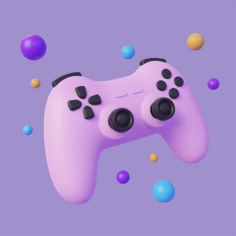 Premium Photo 3d Pink Gamepad Joystick Controller Game Controllers Gamepads 3d Render Illustration
