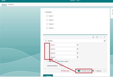 Why Do Microsoft Forms Multiple Choice Questions Appear With Square Boxes And Some With Circles