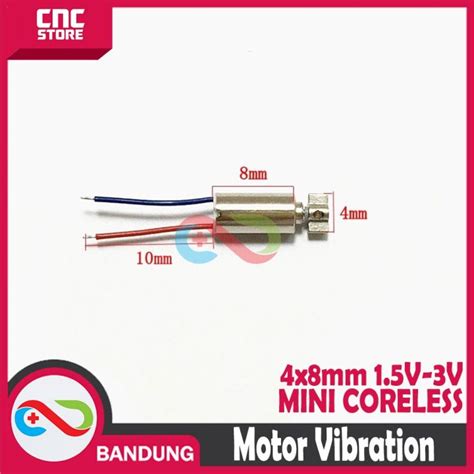4x8mm Dc 1 5 3v Mini Coreless Vibration Motor Getaran For Arduino Lazada Indonesia