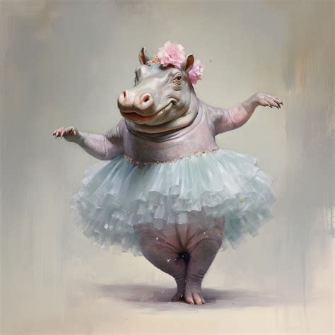 Download Hippo Ballet Dance Royalty Free Stock Illustration Image
