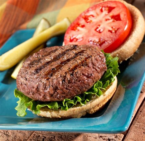 Cooked Burger Patty Prepared Food Photos