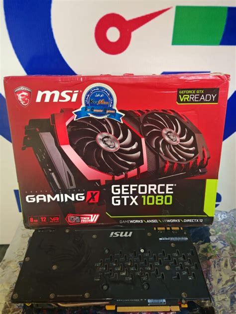 Graphic Card Nvidia Geforce Gtx 1080 8gb Ddr5x Msi Gaming X Gc