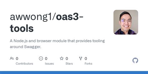 Github Awwong1 Oas3 Tools A Node Js And Browser Module That Provides