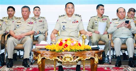 ឯកឧត្តម នាយឧត្តមសេនីយ៍ ស ថេត ដាក់ចេញការងារសំខាន់ៗមួយចំនួនដល់ថ្នាក់ដឹកនាំអគ្គស្នងការដ្ឋាន