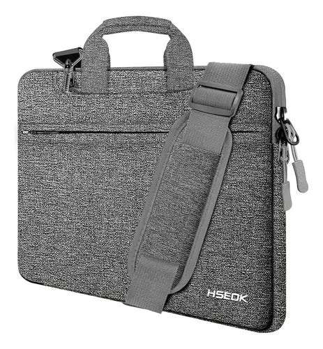 Bolso Protector Para Notebook Hseok Tonos Grisaceos 14 Envío Gratis