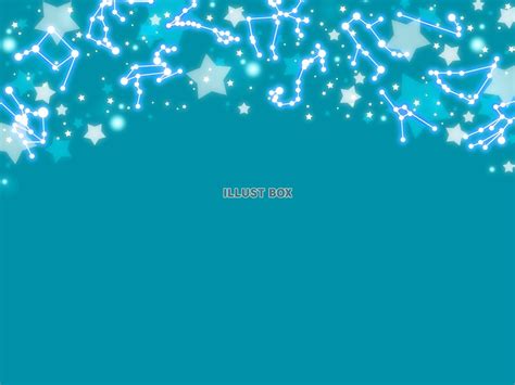 無料イラスト 黄道十二星座の背景