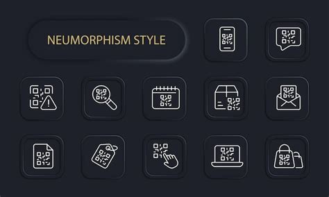 Qr Code Ingesteld Pictogram Quar Codes Met Inscriptie Scannen Met Smartphone Scan Me Pictogram