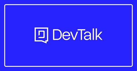 Devtalk Home