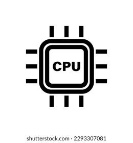 Cpu Semiconductor Chip Circuit Board Vector Stock Vector Royalty Free 2293307081 Shutterstock