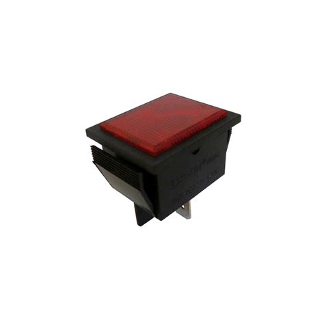 Red 250v Rectangular Indicator Light