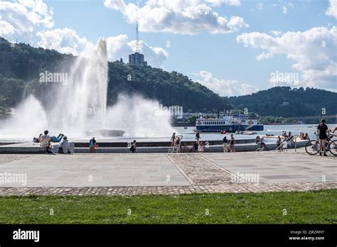 Water Fountain In Point State Park Pittsburgh Pennsylvania In The