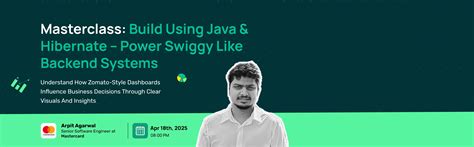 Register For Masterclass Build Using Java And Hibernate Power Swiggy