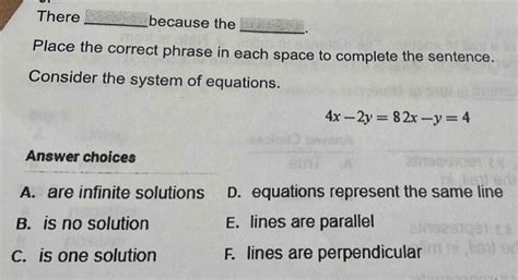 There Because The Place The Correct Phrase In Each Space To Complete The Sentence Con [math]