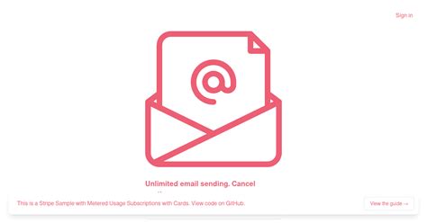 Stripe Sample Usage Based Subscriptions Codesandbox