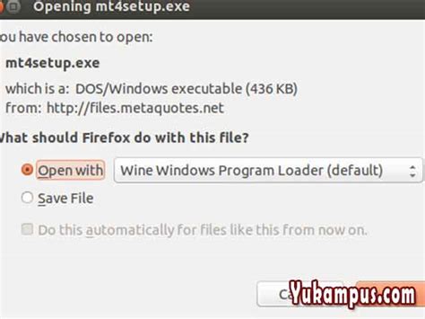 Cara Install MetaTrader 4 Di Linux YuKampus