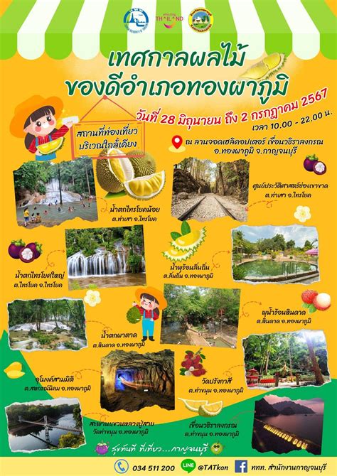 “เทศกาลผลไม้ สืบสานประเพณีลานบ้านลานวัฒนธรรม ของดีอำเภอทองผาภูมิ และงานกิ่งกาชาดอำเภอทองผาภูมิ