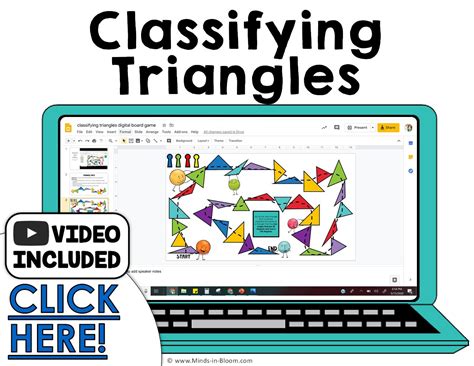 Google Slides Activity Classifying Triangles By Their Angles Digital Board Game Minds In