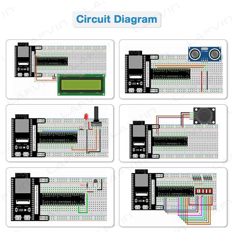 Lafvin Basicultimate Starter Kit For Esp32 S3 Wroom Iot Wifi